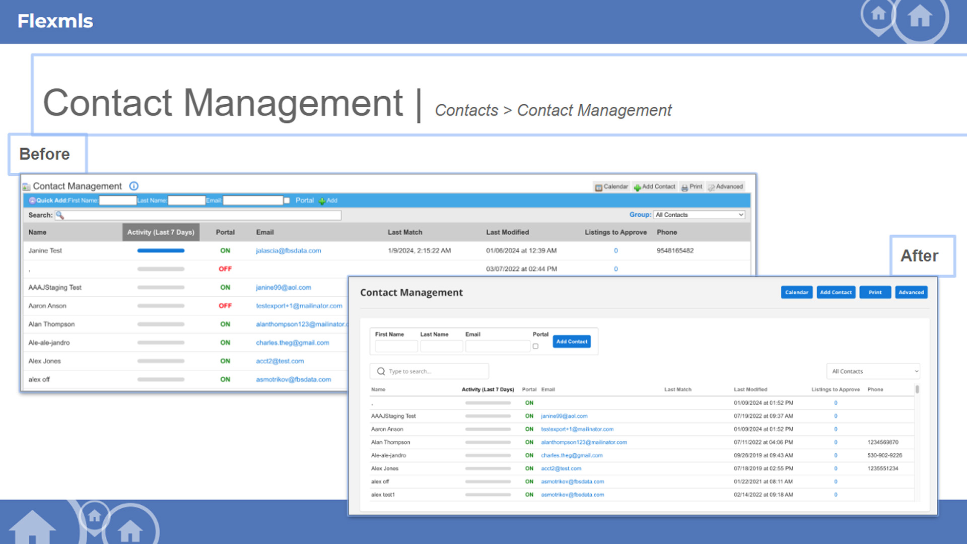FLEXMLS Update - Contact Management Interface - California Desert ...