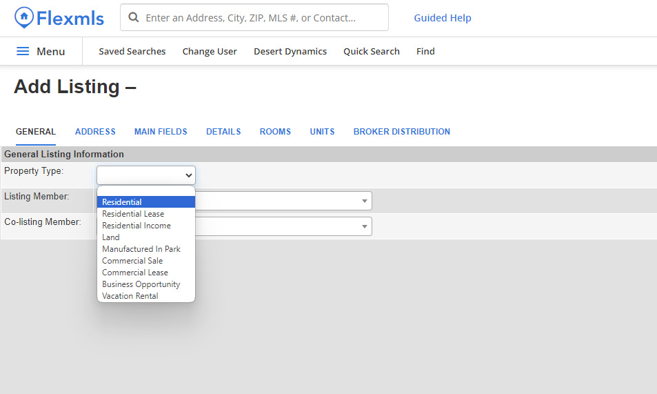 MLS Update - Co-Ownership Property Subtype in Residential Listing ...